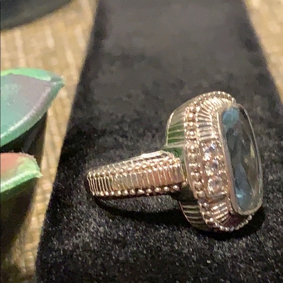 Judith Ripka | Jewelry | Retired Judith Ripka Blue Topaz Ring | Poshmark